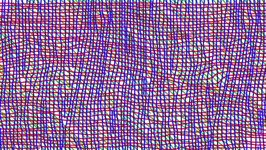 Static Distortion Fuzz On Old Analog Color Television Screen Stock ...