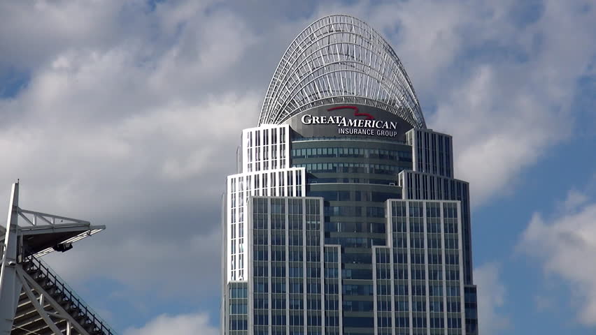 Famous Skyscraper Great American Insurance Stock Footage Video (100% ...