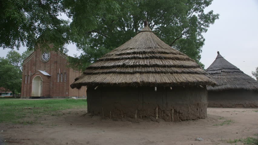 Tukul Huts and Church in Stock Footage Video (100% Royalty-free ...