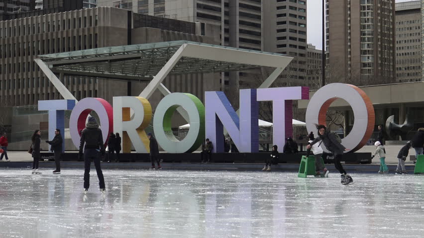 Toronto, Ontario, Canada August 2015 Huge 3D Toronto Sign In Front Of ...