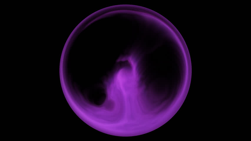 Pink Glowing Energy Flowing In Magic Crystal Ball - Seamless (FULL HD ...