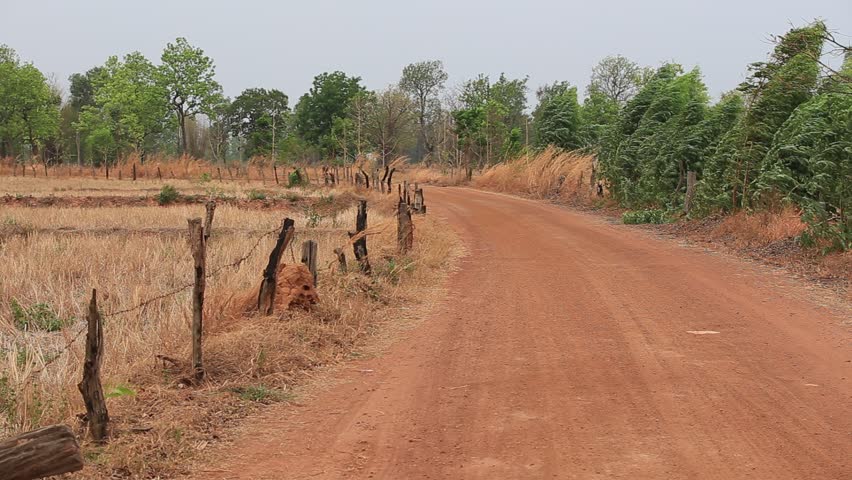 Gravel Road (unpaved Road) in Video de stock (totalmente libre de ...