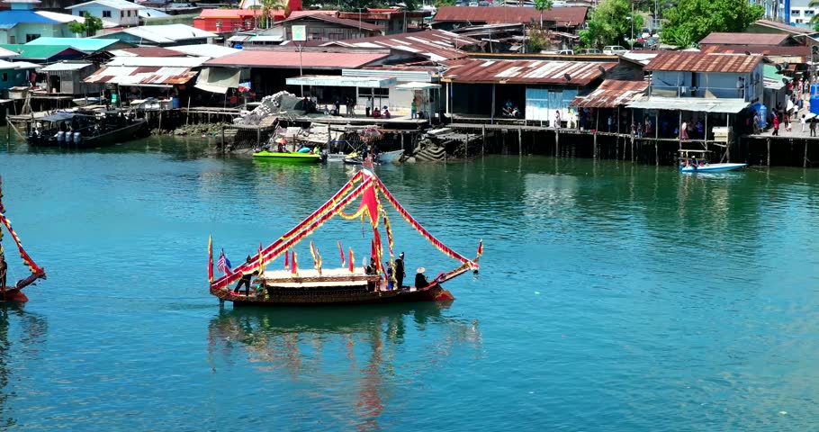Semporna Sabah Malaysia - Apr 23, 2016 : Traditional Bajau's Boat ...