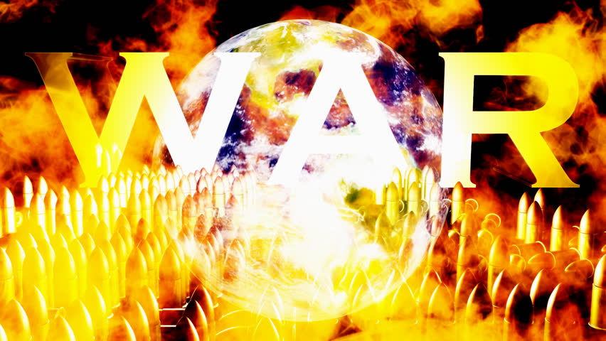 War Earth Flames Burning Abstract Stock Footage Video (100% Royalty ...