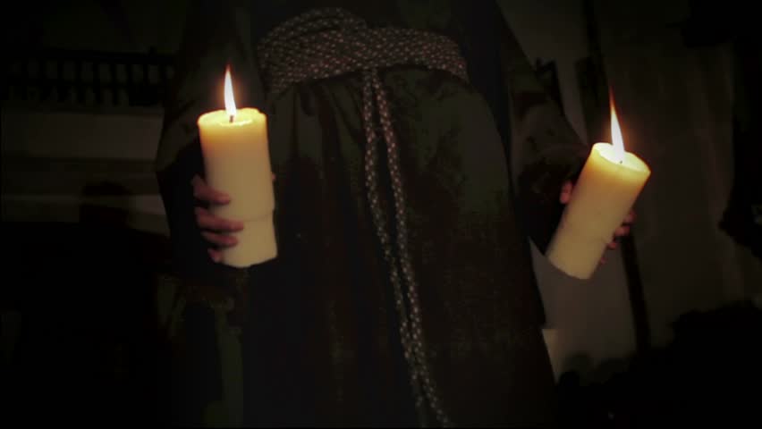 Stock video of penitent dress of black hold in | 1689904 | Shutterstock