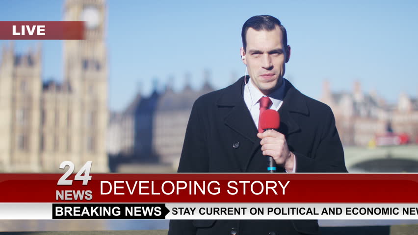 News Reporter Stock Footage Video | Shutterstock