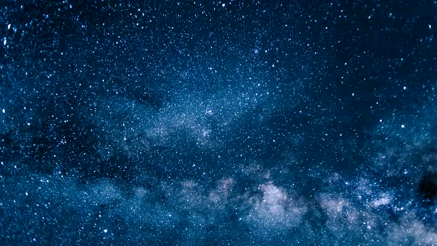 Star Time Lapse, Milky Way Galaxy Moving Across The Night Sky In ...