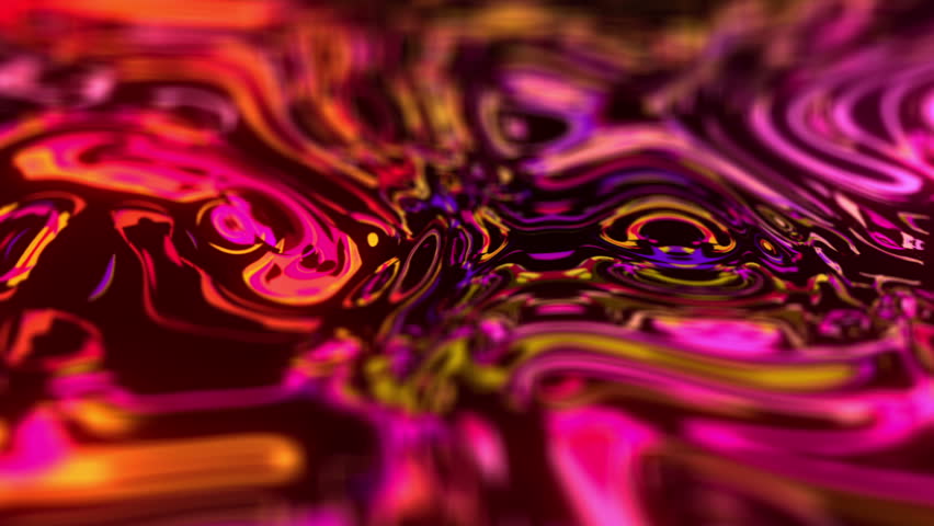 Psychedelic Liquid Painting Animated Seamless Motion Graphics Visual ...