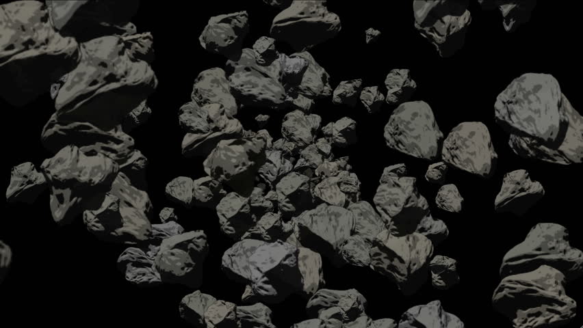 Stock video of 4k meteorite mining stone tumbling in | 17374474 ...