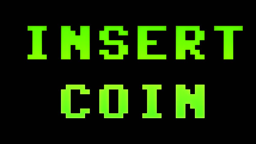 Стоковое видео «A 4k Insert Coin Screen.» (абсолютно без лицензионных ...