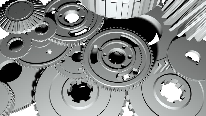 Gears Turning 3d Animation Stock Footage Video (100% Royalty-free ...