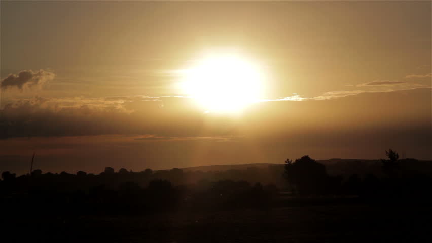 Morning Sun Risesmorning Sun Rises Stock Footage Video (100% Royalty ...