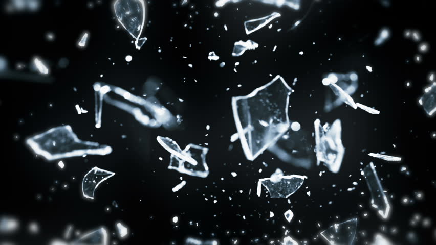 Glass Shards Falling