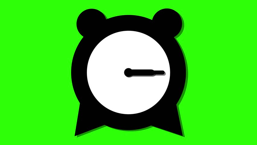 Alarm Clock Ticking Down Animation Stock Footage Video (100% Royalty ...