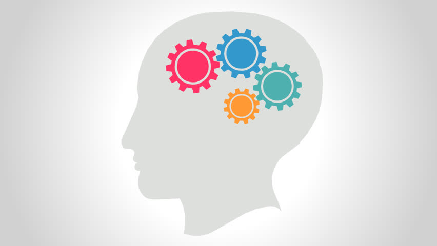 Animation Work Of A Brain. Jobs Thought In My Head As The Rotating ...