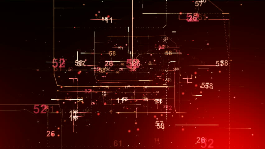 Digital Binary Code Background Loop Stock Footage Video (100% Royalty ...