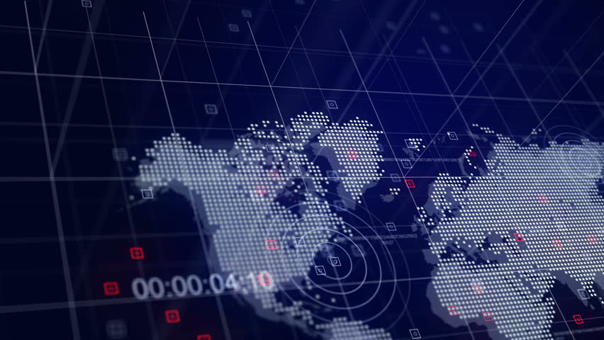 News Opening 3D Motion Graphics World Map Blue Background 4K Stock Footage Video 20332954 ...