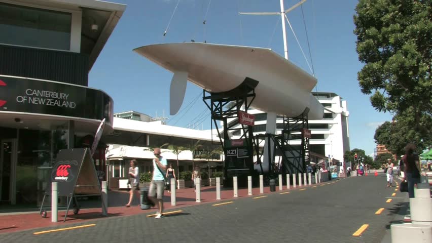Auckland Viaduct, New Zealand - Stock Footage Video (100% Royalty-free ...