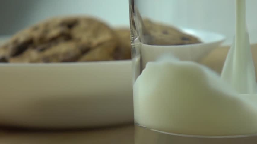 Milk Being poured on Cookies image - Free stock photo - Public Domain ...