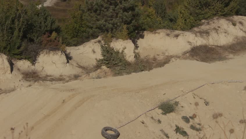 Dirt Biker jumping off a hill image - Free stock photo - Public Domain ...