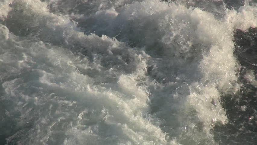 Powerful River Rapids. Closeup. Intense Class 6 White-water Rapids In ...
