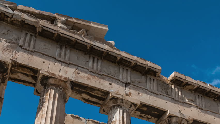 Side of the Parthenon in Athens, Greece image - Free stock photo ...