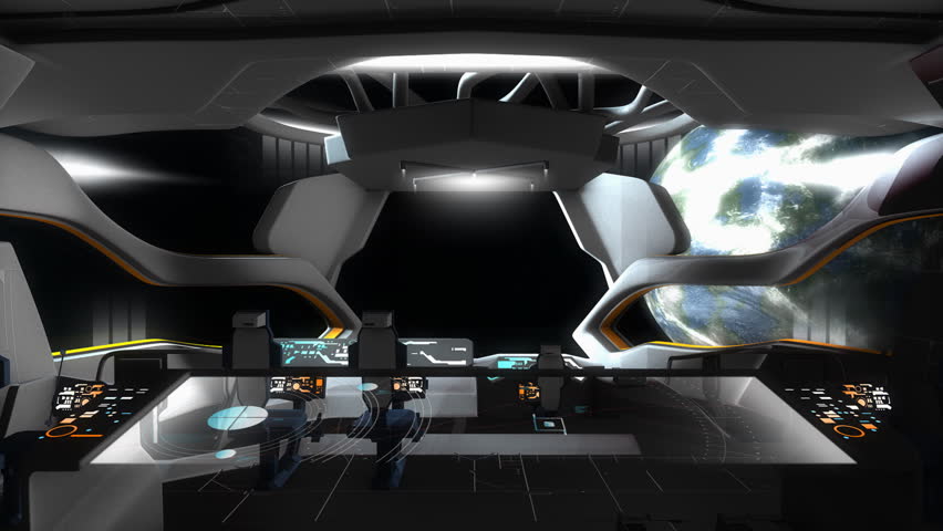 Computer Generated, Spaceship Creative Fictional Stock Footage Video ...