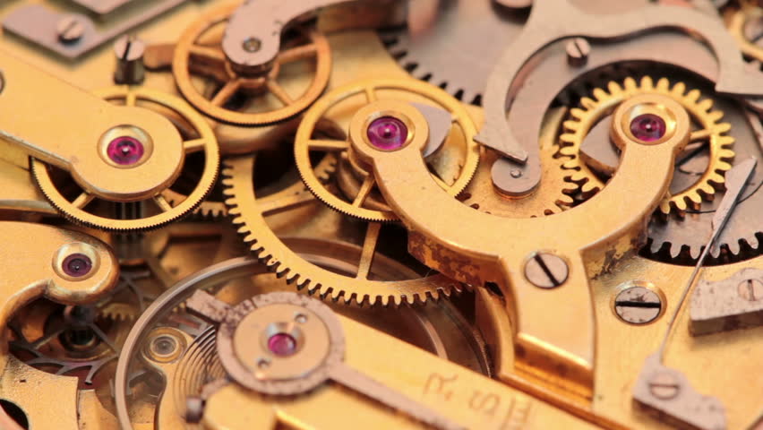 Pocket Watch Movement Chronometer Stock Footage Video (100% Royalty ...