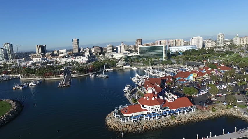 Downtown Long Beach at dusk in Long Beach, California image - Free ...