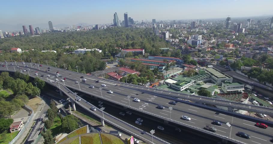 Aerial view of highways in Mexico image - Free stock photo - Public ...