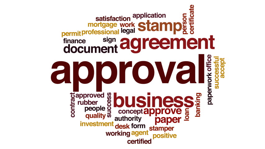 Approval Animated Word Cloud. Stock Footage Video (100% Royalty-free ...