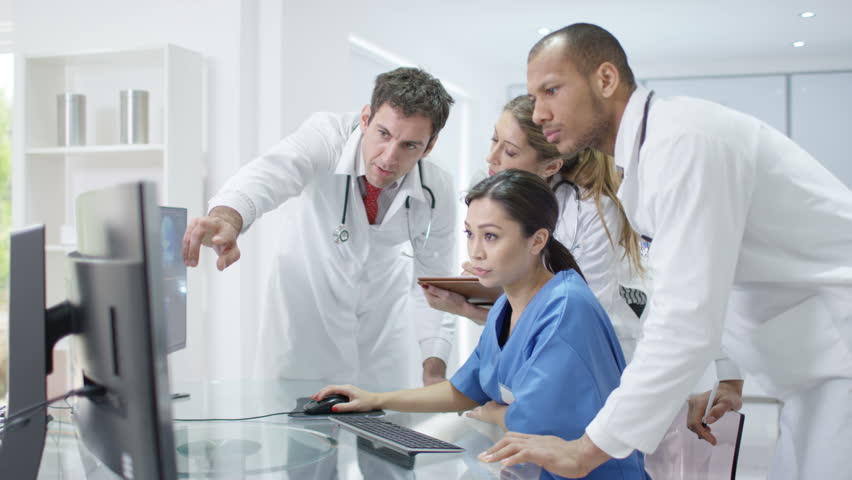4k Medical Team in Modern Stock Footage Video (100% Royalty-free ...