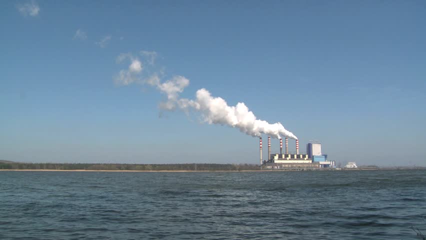 Lake and Power Station Stock Footage Video (100% Royalty-free) 2283524 ...