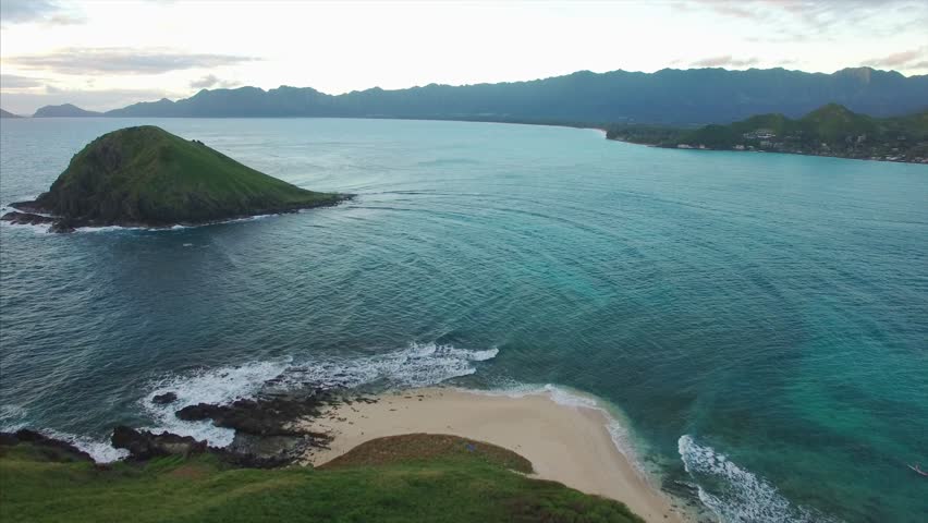 Stock video of aerial view of two small islands | 23057644 | Shutterstock