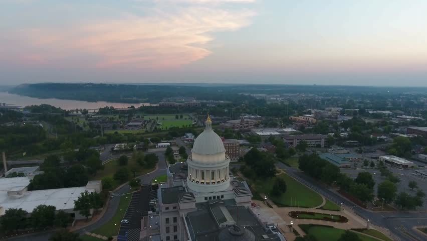 Stock video of aerial arkansas little rock 4k aerial video | 23102434 ...