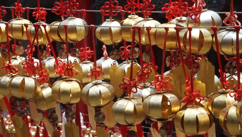 Stock video of small bells in chinese temple wenwu | 2321294 | Shutterstock