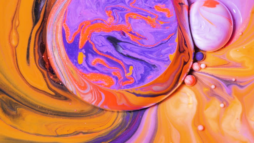 Moving Stream of Ink Moving Stock Footage Video (100% Royalty-free ...