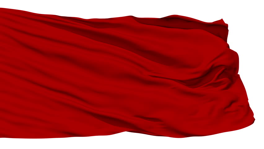 Blank Red Flag With Fabric Structure; Looping Stock Footage Video ...