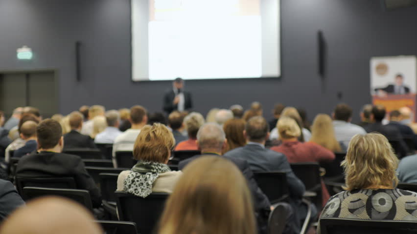 Business People Seminar Conference Meeting Office Training Concept 4k ...