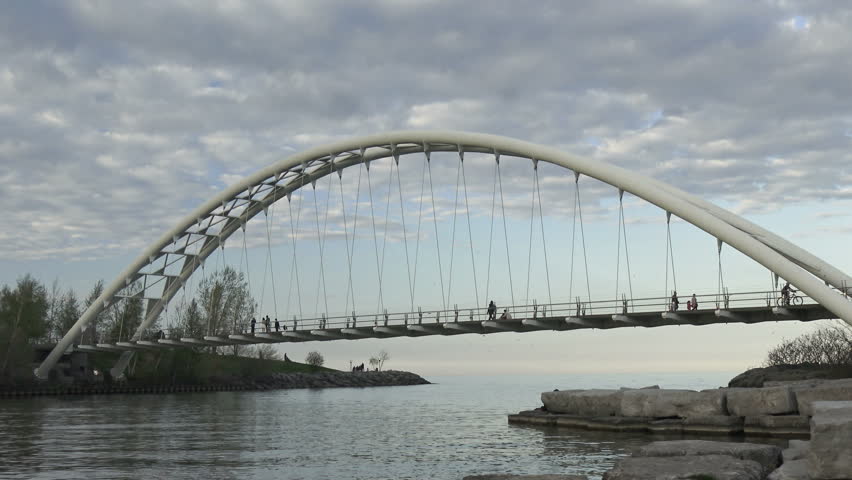 TORONTO - MAY: The Humber Bay Arch Bridge (also Known As The Humber ...