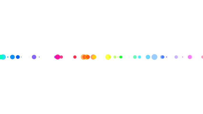 Colorful Dot Line. Stock Footage Video 2409329 | Shutterstock