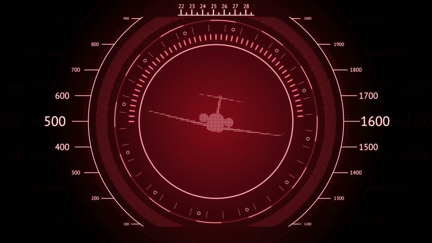 Green Screen Navigation With Airplane. Futuristic HUD Interface. Screen ...