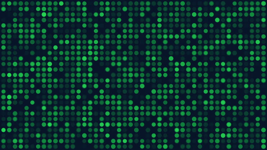 Abstract Background With Animation Of Flicker And Moving Retro Patterns From Colorful Circles ...