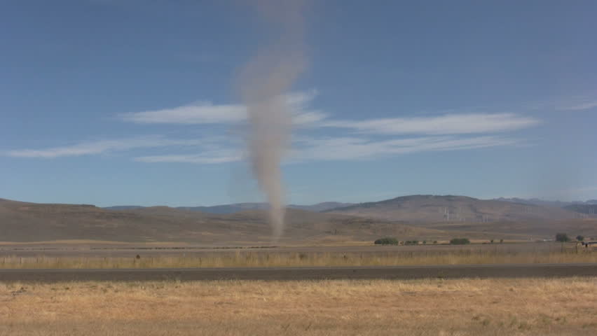 A Small Wili (dust Whirlwind) Stock Footage Video (100% Royalty-free ...