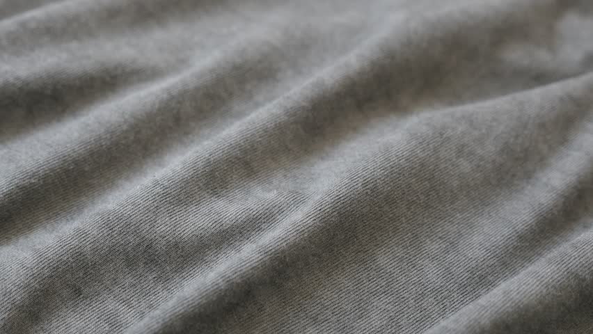 Dark Grey Smoked Color Fine T-shirt Fabric 2160p 30fps UltraHD Panning ...