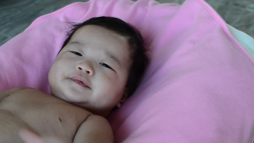 Fat and Cute Baby Sleepy Stock Footage Video (100% Royalty-free ...