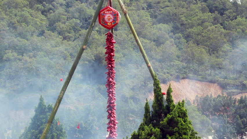 Set Off Firecrackers Stock Footage Video (100% Royalty-free) 2493914 ...