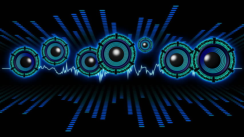 Seamlessly Looping Background Animation Of Low Frequency Drivers And ...