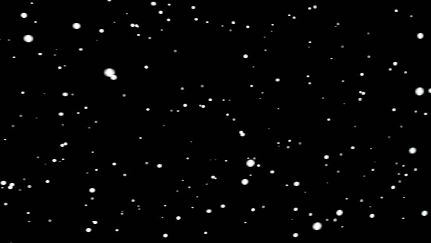 Snow Flurry Incoming W/ Alpha (25fps). Computer Generated Snow Flakes ...