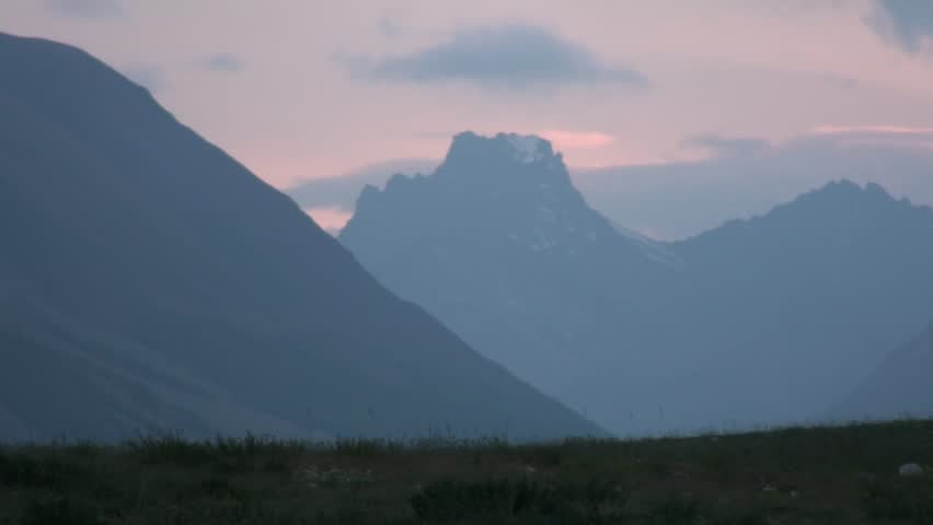 Mountain with a Flat Top. Stock Footage Video (100% Royalty-free ...